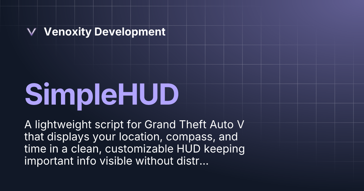 SimpleHUD | Venoxity Development